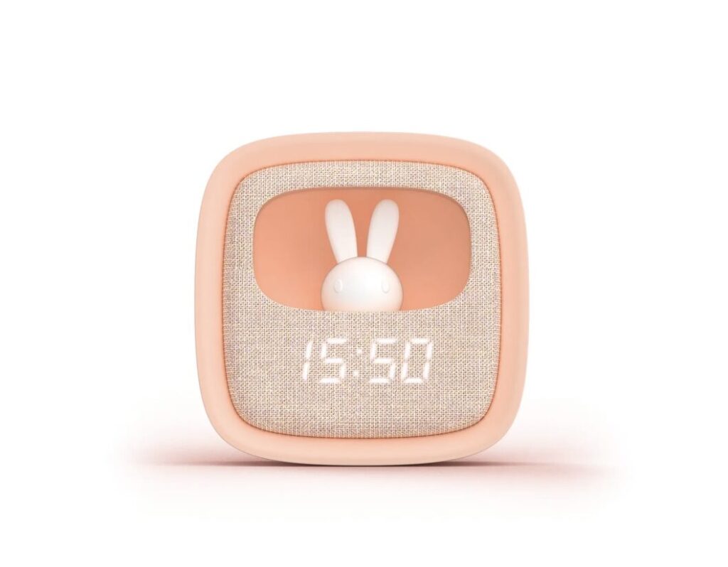 Réveil avec veilleuse intégrée. Rose. - Histoire de tribu